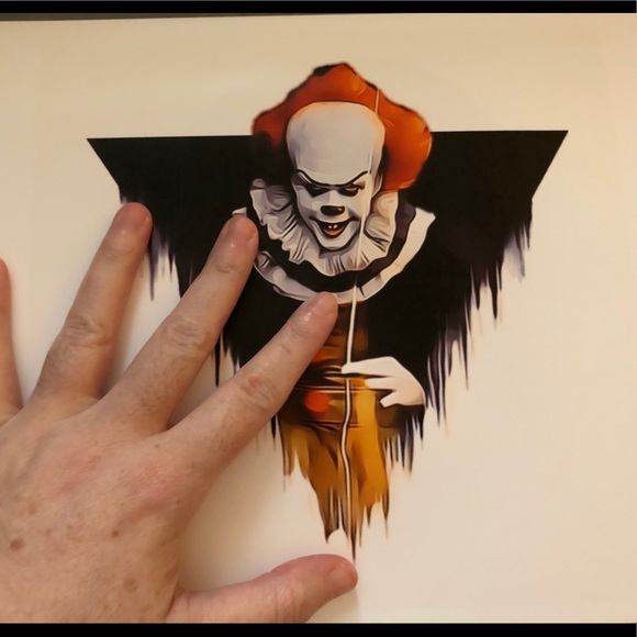 Handmade | Wall Decor | Pennywise Newer Versionart Print | Poshmark